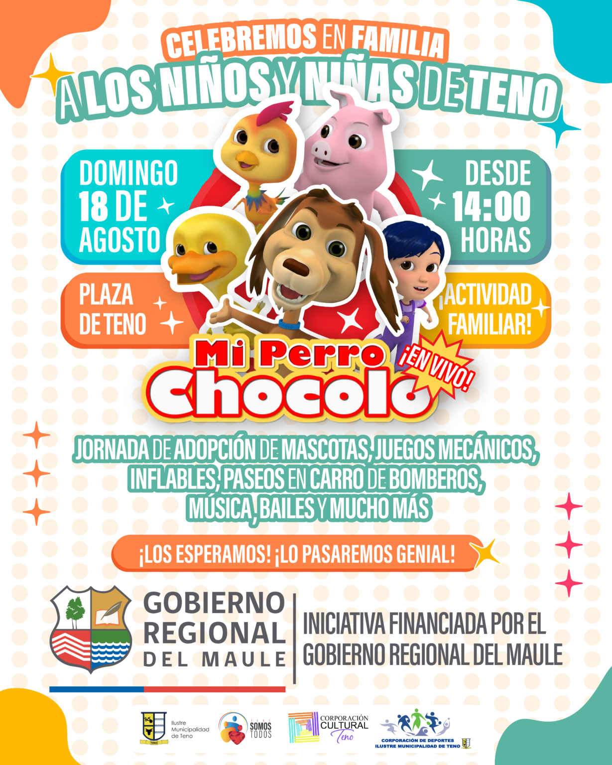 Municipio de Teno celebrará en grande el Día del Niño con show del ...