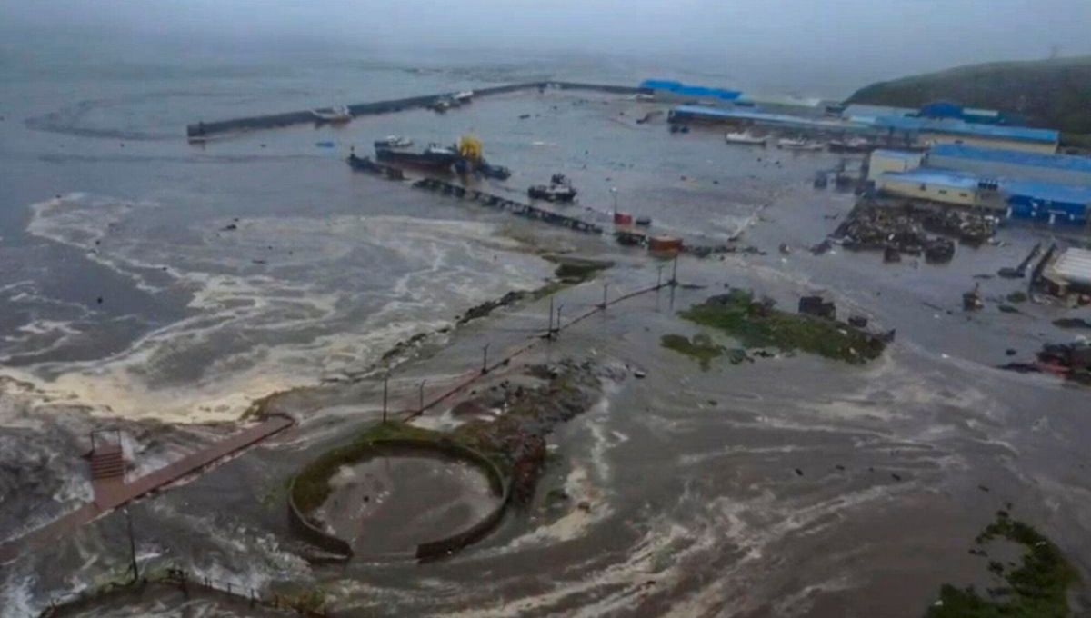 Tsunami con olas de hasta cuatro metros golpea Kamchatka y las Kuriles ...
